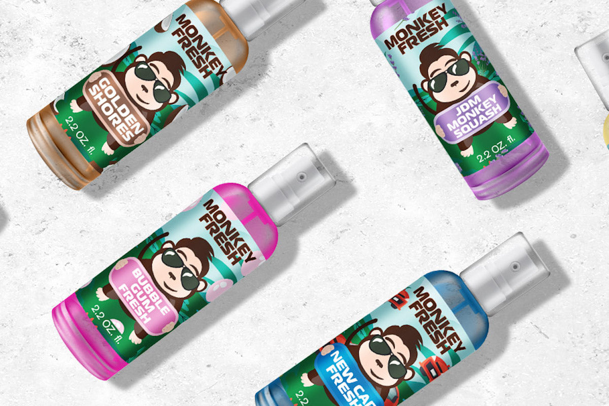 Auto Air Freshener Sprays | Monkey Fresh Car Care – Monkey Fresh Air ...